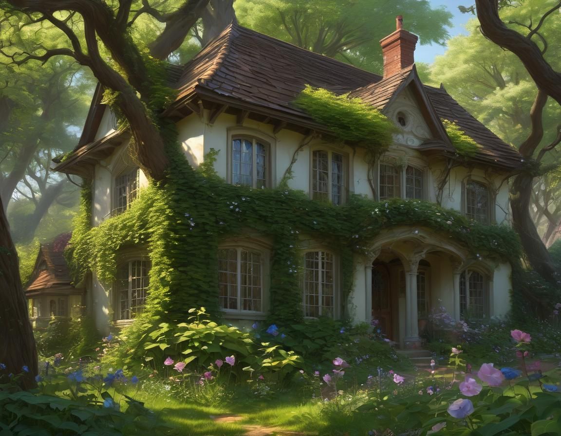 cottage - AI Generated Artwork - NightCafe Creator