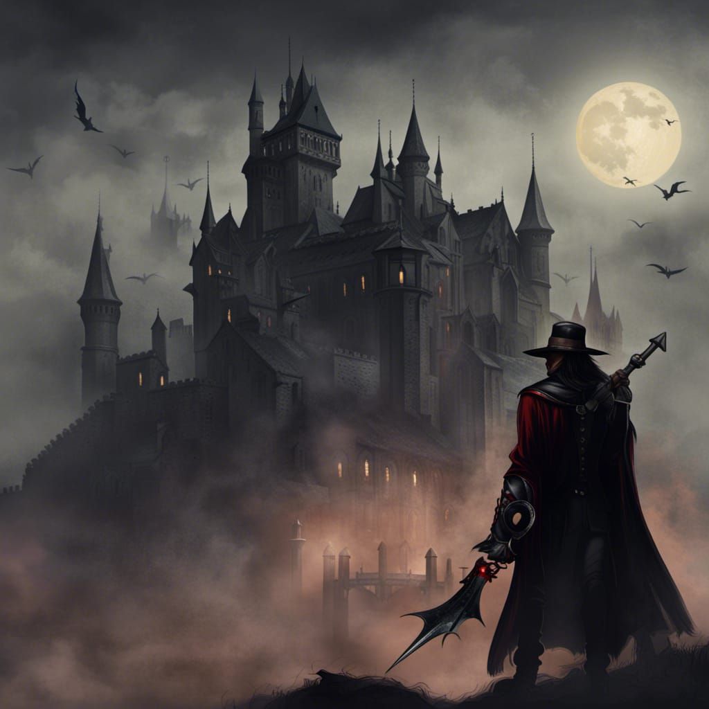 The vampire hunter - AI Generated Artwork - NightCafe Creator