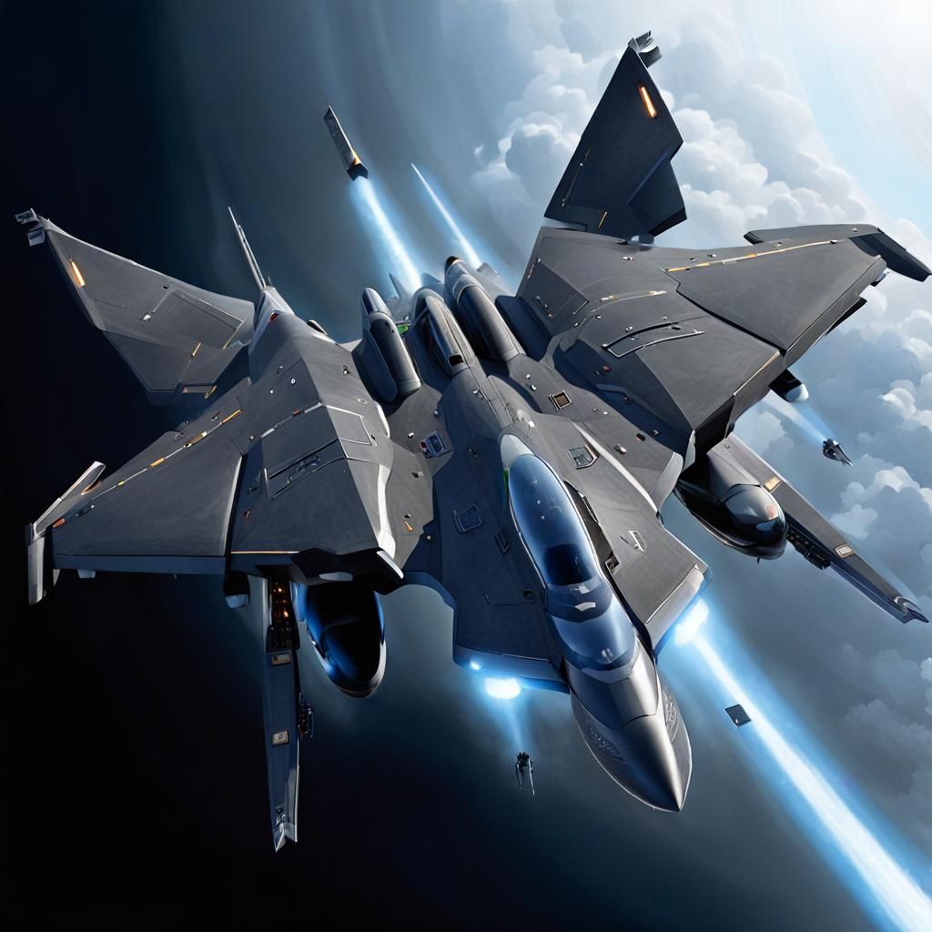 Non upload evolution: laser pew pew pew, missiles flush flush boom boom ...