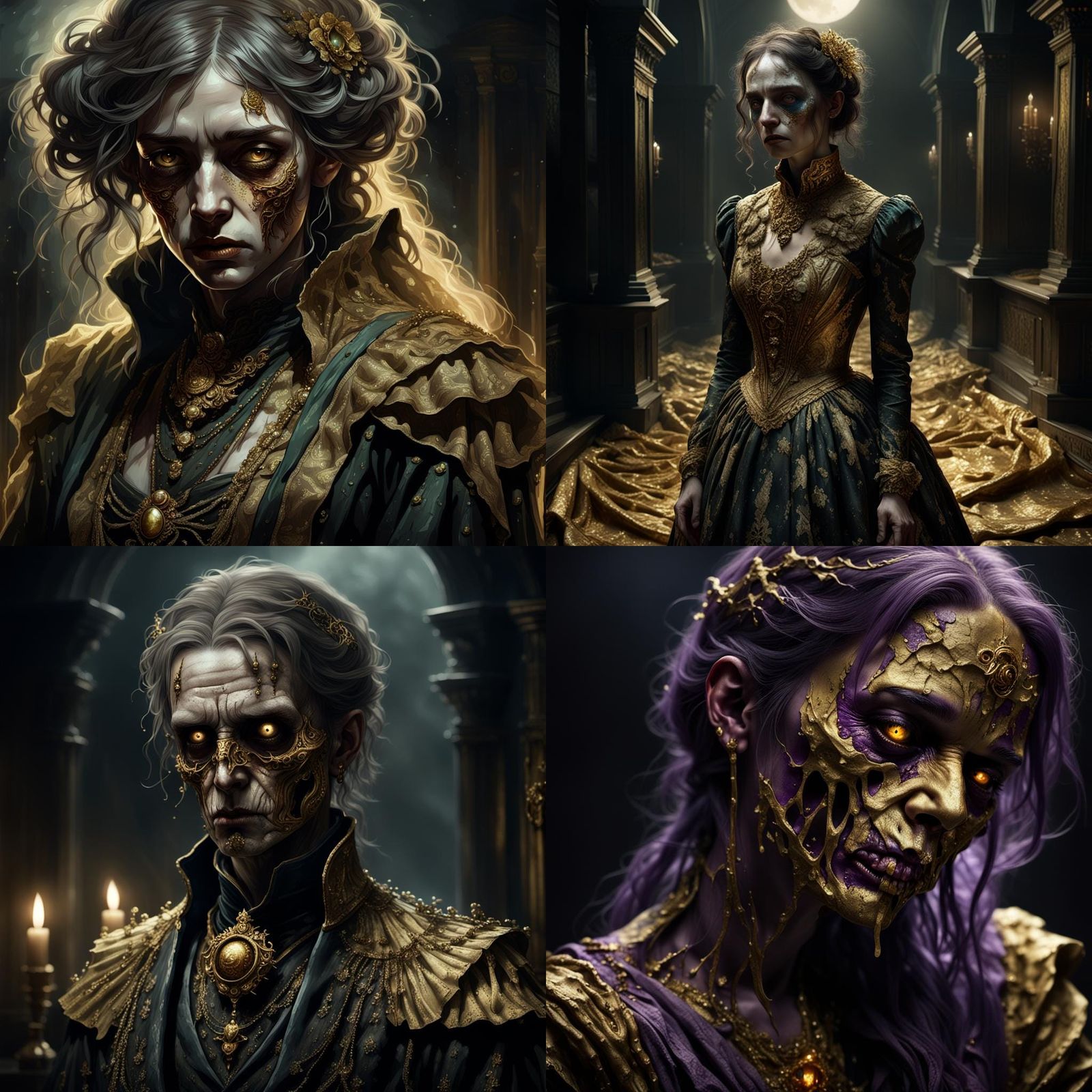 Decaying human being, rotting , undead,wearing di... - AI Art