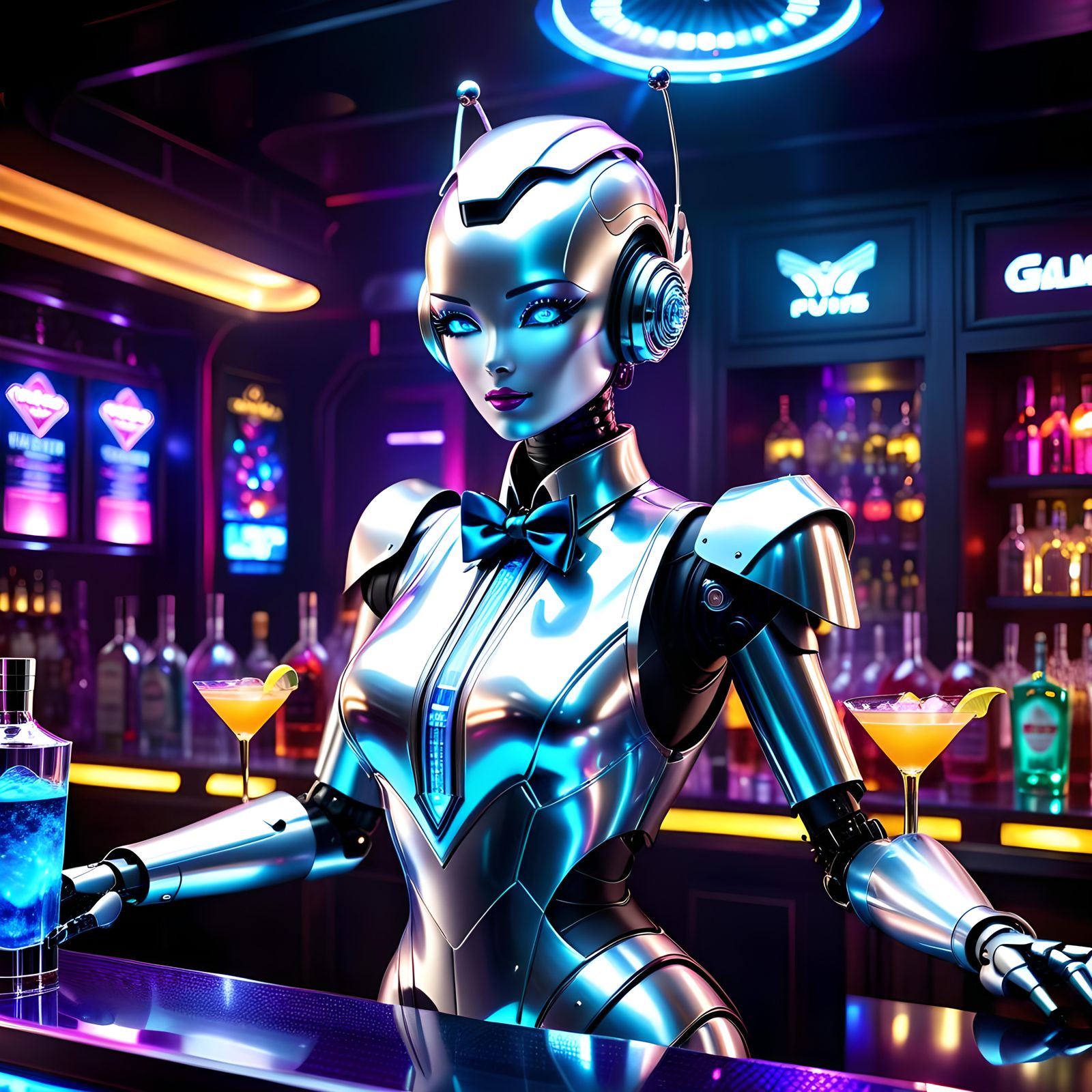 Bartender challenge - AI Generated Artwork - NightCafe Creator