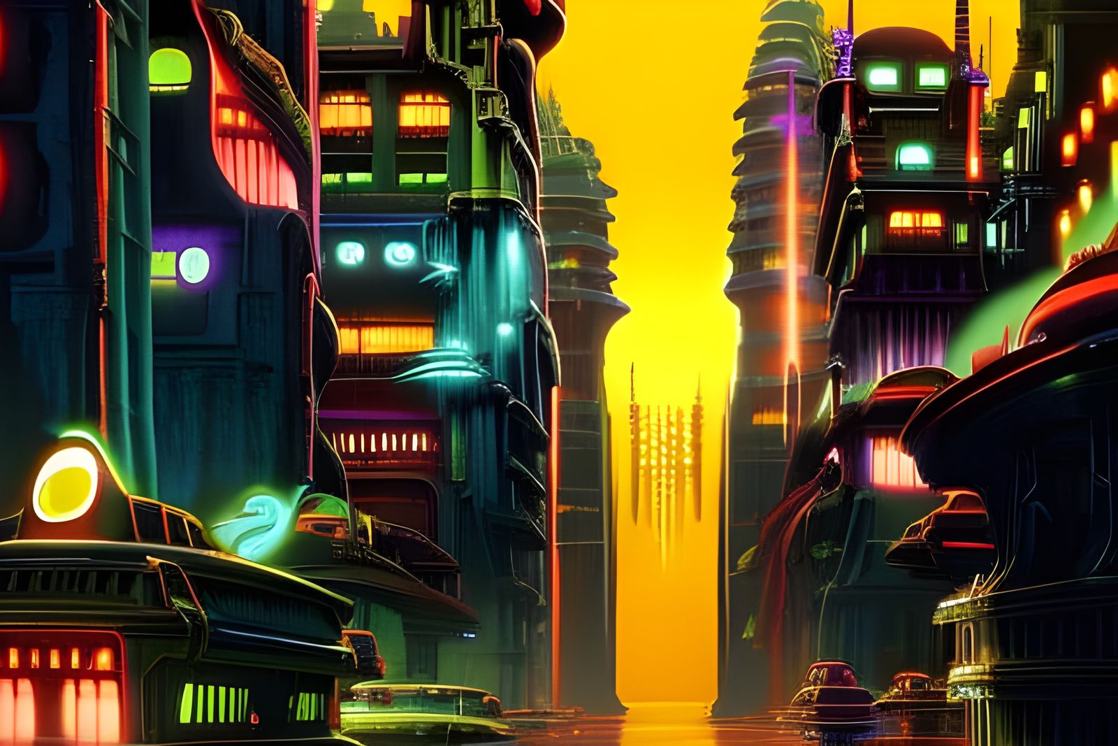 THE FLOATING CITY OF ACUNA - AI Generated Artwork - NightCafe Creator