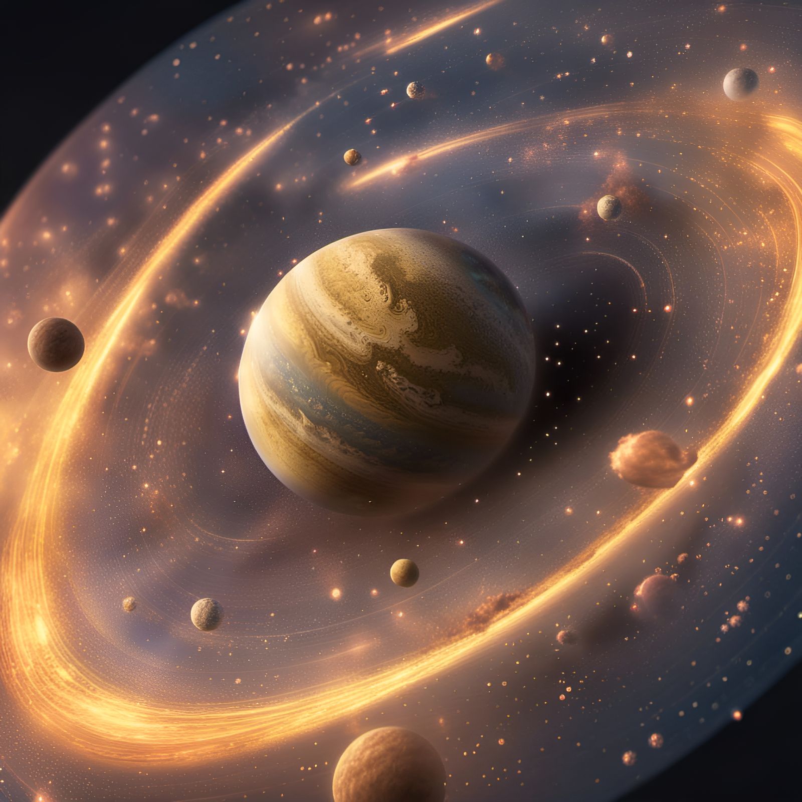 Planets - AI Generated Artwork - NightCafe Creator