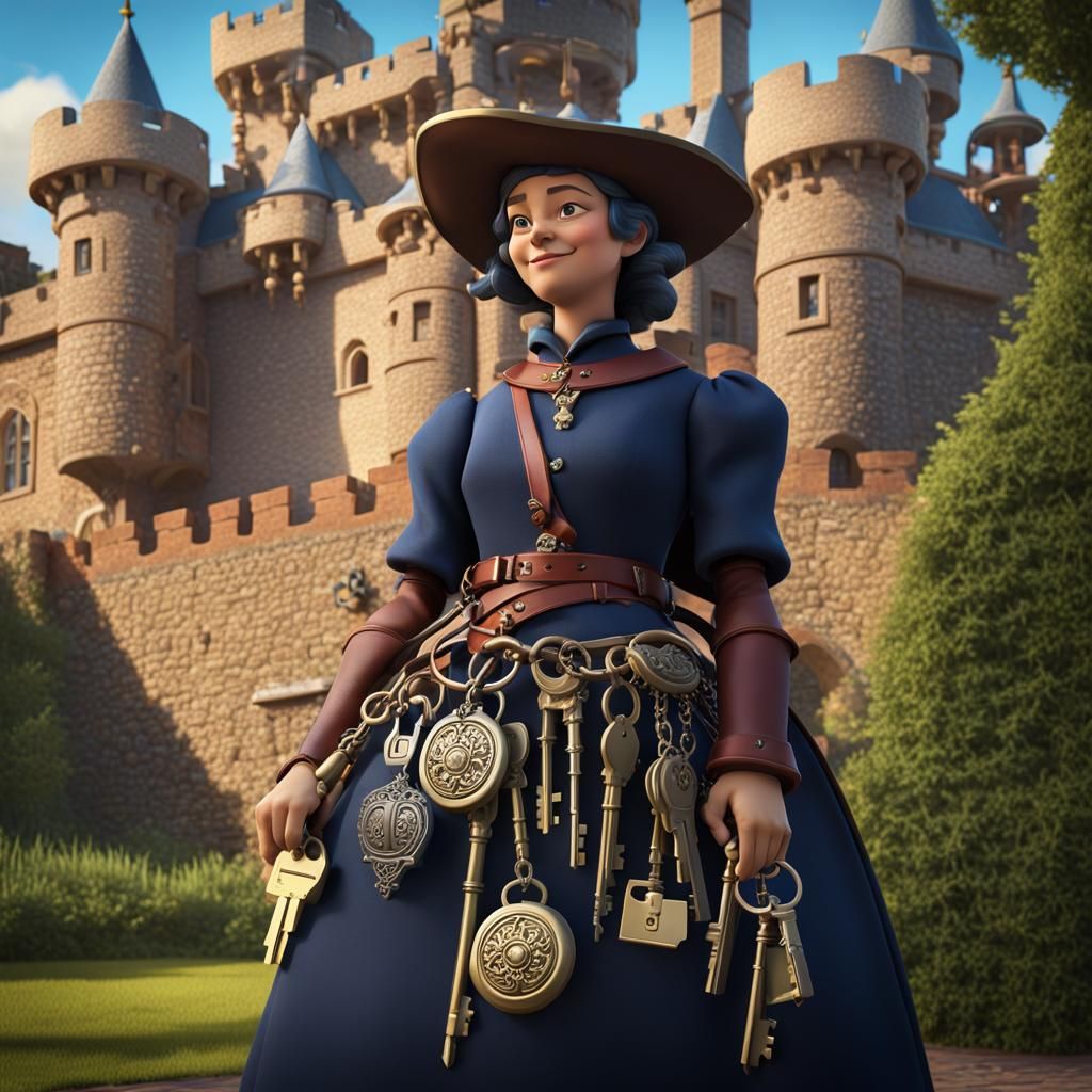 The Chatelaine of the castle - AI Generated Artwork - NightCafe Creator