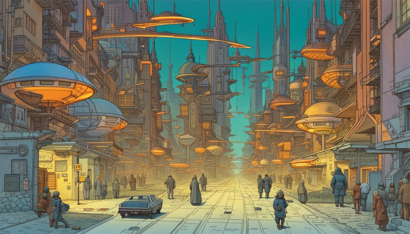 Modular Neighborhood - AI Generated Artwork - NightCafe Creator