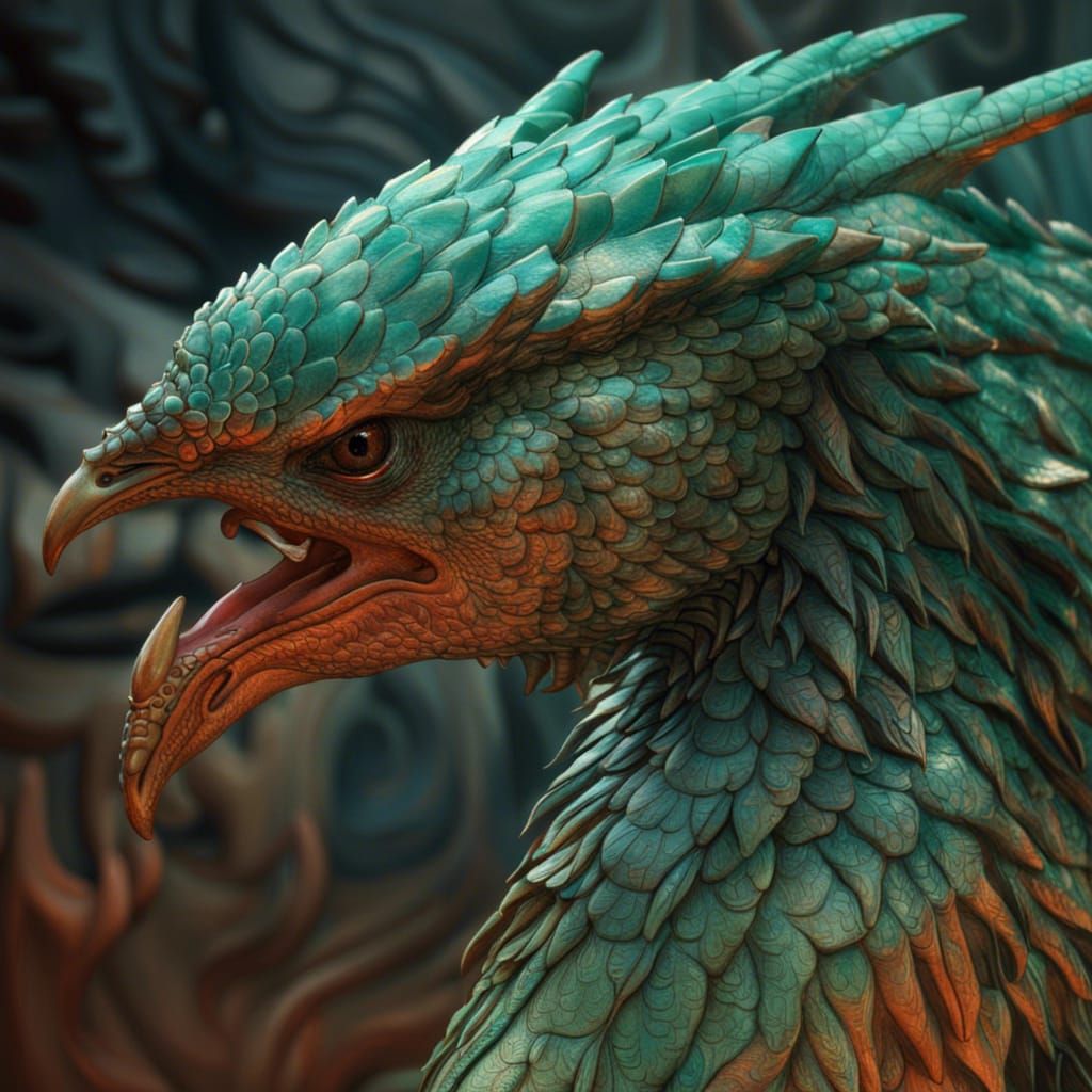 Hawk Dragon Alpha - AI Generated Artwork - NightCafe Creator