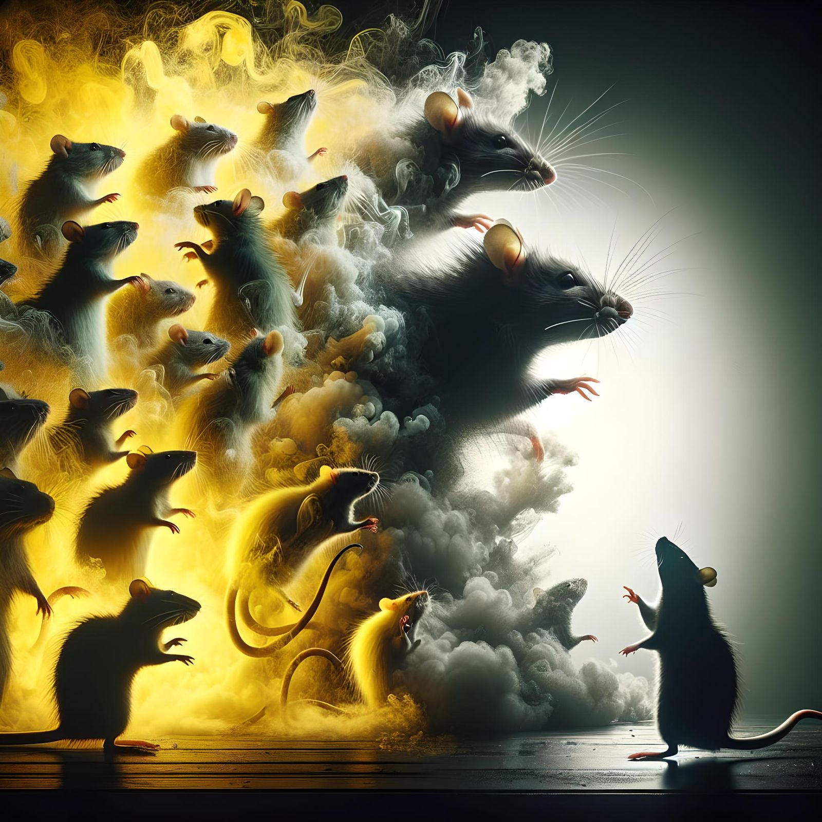 Midnight. The mythical rodent familiar of Merlin…………conjures some ...