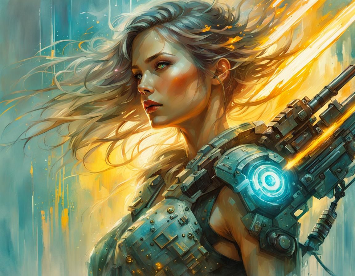 Bionic Chica - AI Generated Artwork - NightCafe Creator