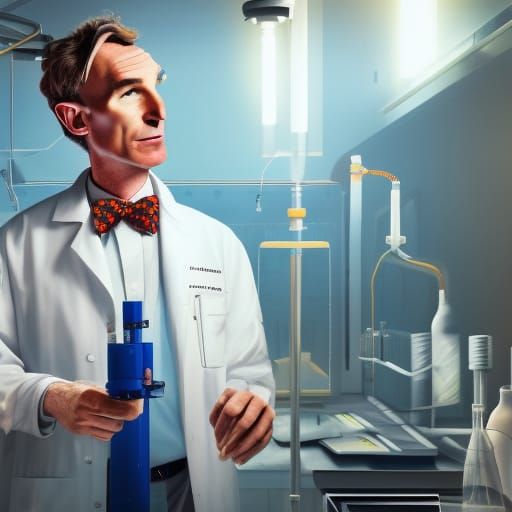 Bill Nye the Science Guy - AI Generated Artwork - NightCafe Creator