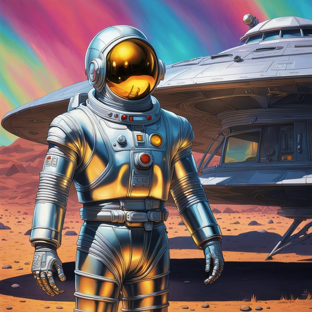 Made it to Mars - AI Generated Artwork - NightCafe Creator