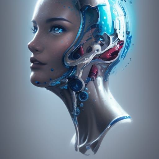 Water cooler robot getting a lot of comments - AI Generated Artwork ...