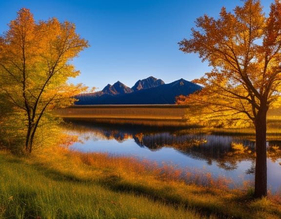 aglitter, aglow, agleam, autumn, agape - AI Generated Artwork ...