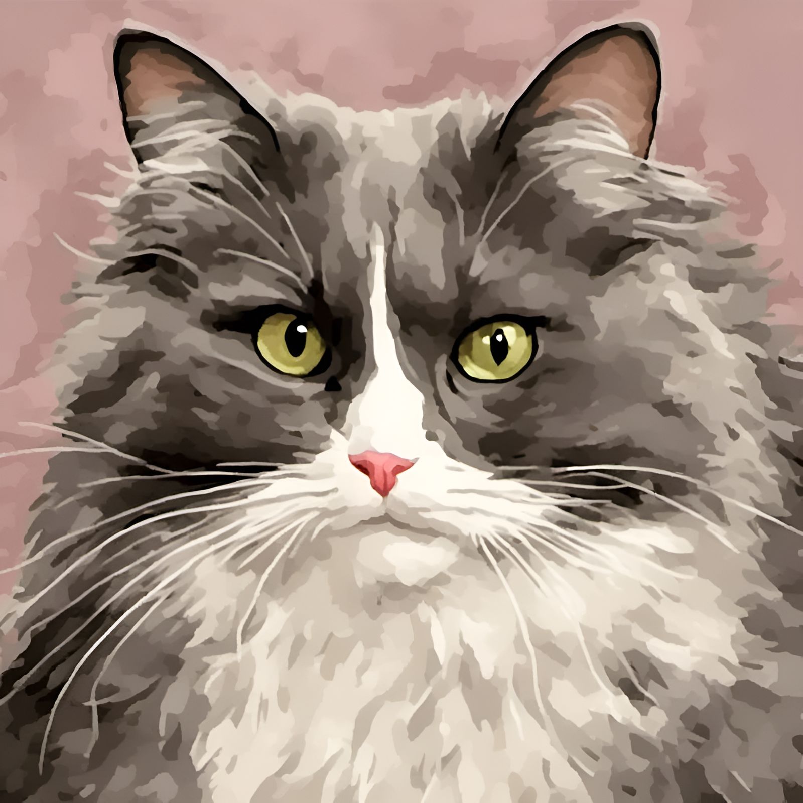 Portrait #2 of My Cat, Goji - AI Generated Artwork - NightCafe Creator