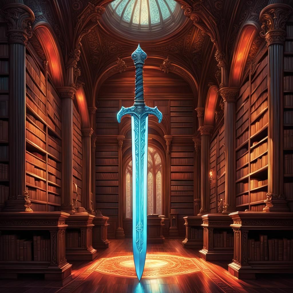 The Guardian of the Library - AI Generated Artwork - NightCafe Creator