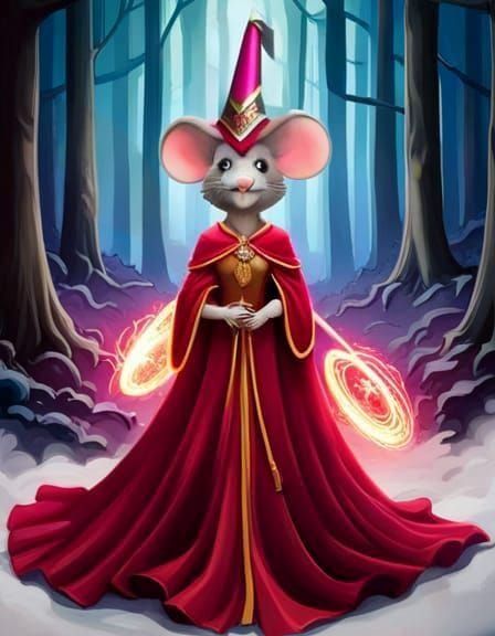Whimsical Elizabethan Wizard Mouse - AI Generated Artwork - NightCafe ...