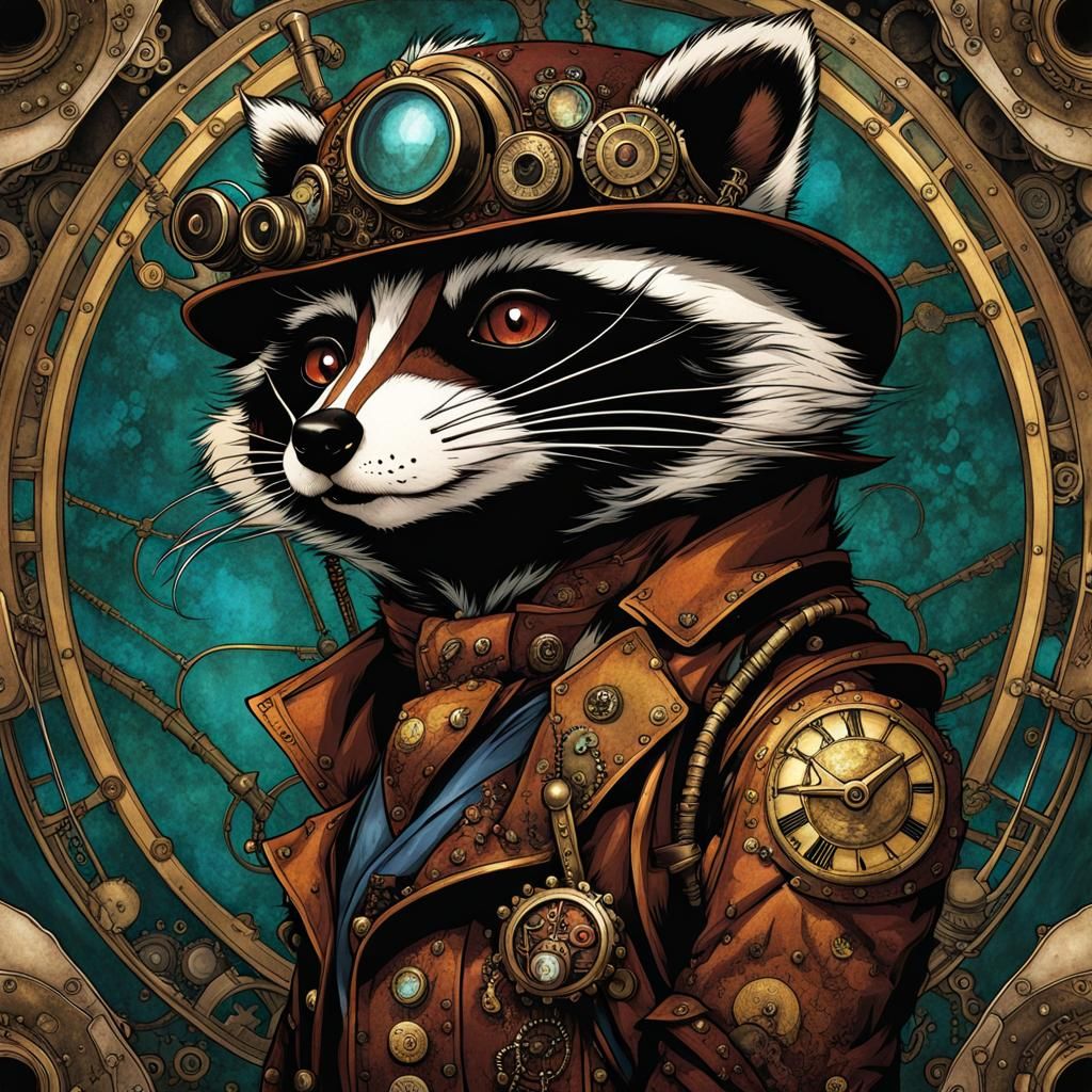 Captain Racoon - AI Generated Artwork - NightCafe Creator