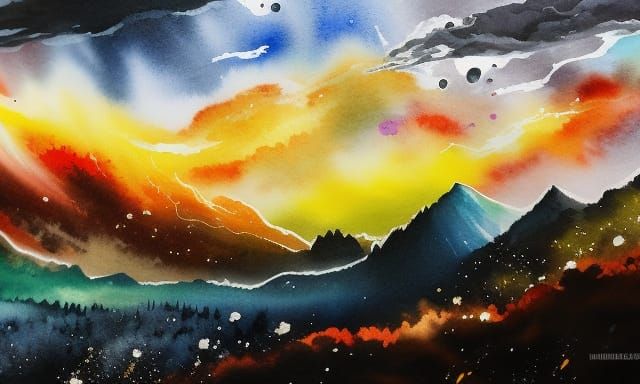 The Day The Earth Exploded #31 - AI Generated Artwork - NightCafe Creator