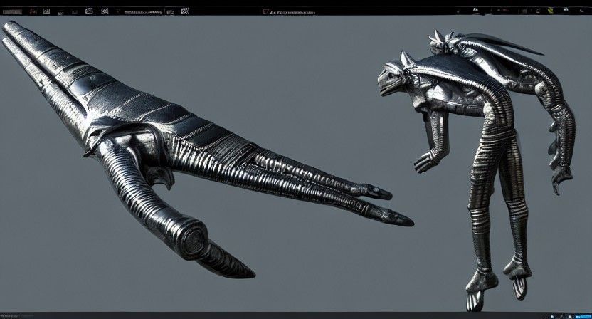 Aliens gods - AI Generated Artwork - NightCafe Creator