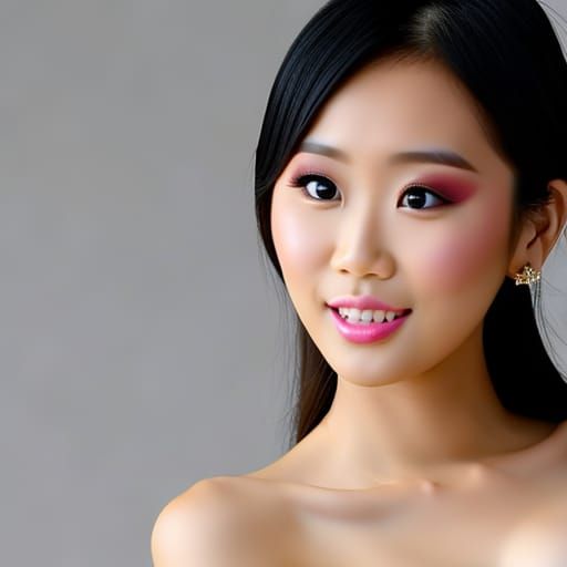 Asian model - AI Generated Artwork - NightCafe Creator