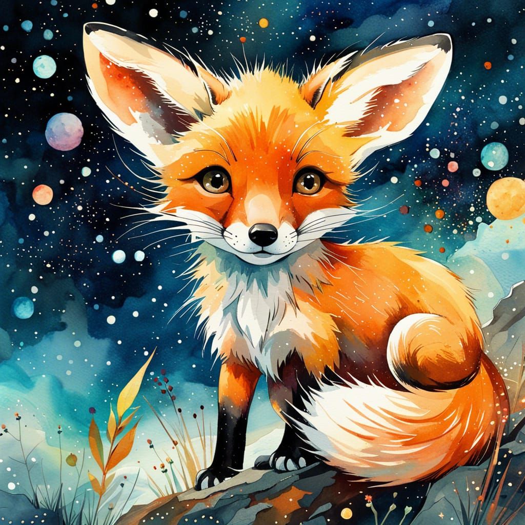 little fox - AI Generated Artwork - NightCafe Creator