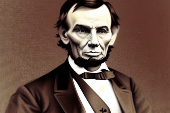 Abraham Lincoln - AI Generated Artwork - NightCafe Creator