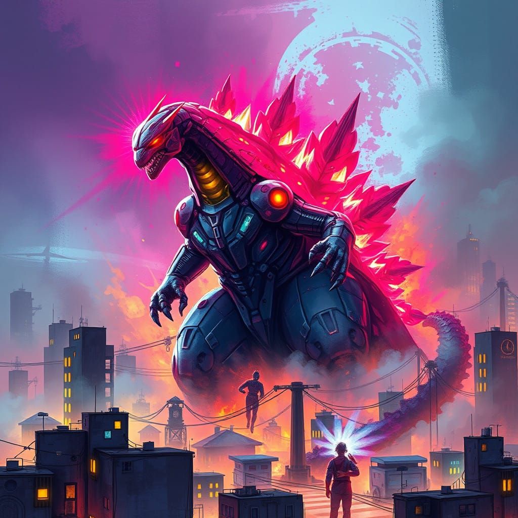 Rise of the Cybernetic God - AI Art