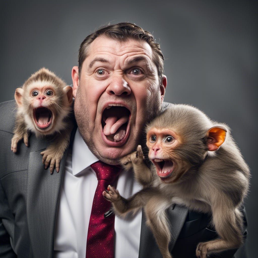 Monkey Business ! - AI Generated Artwork - NightCafe Creator