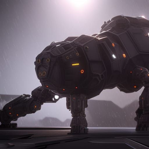 Sepher intricate mech details, ground level shot, 8K resolution, Cinema ...
