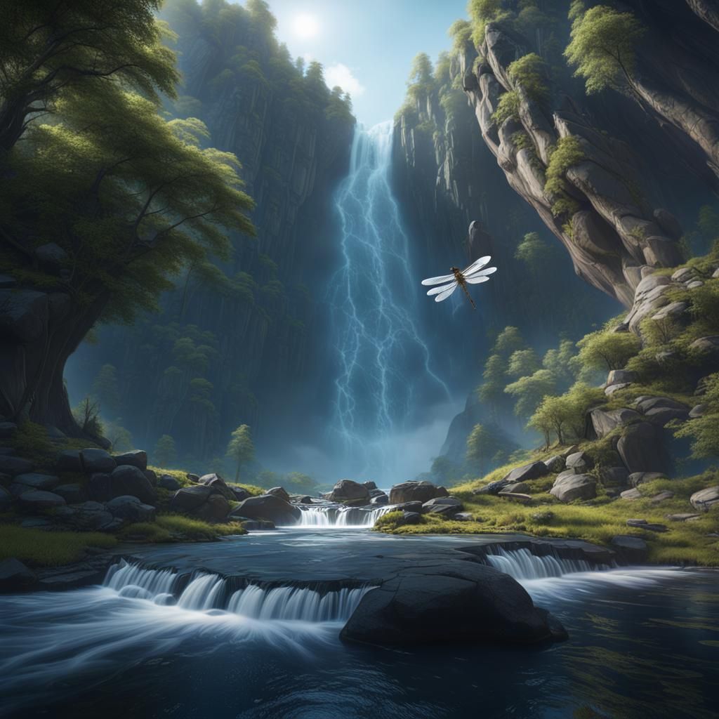 Waterfall Concept Art