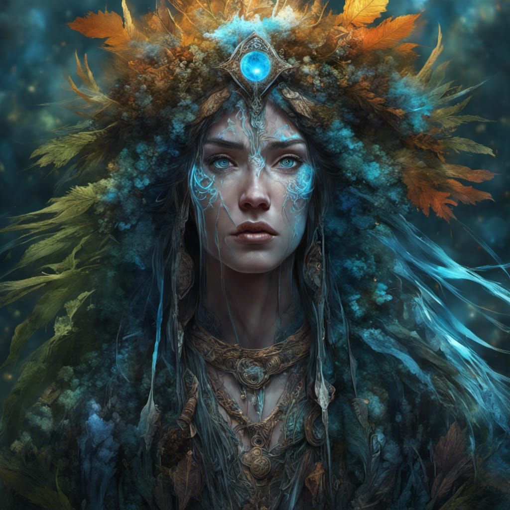 Druidess - AI Generated Artwork - NightCafe Creator