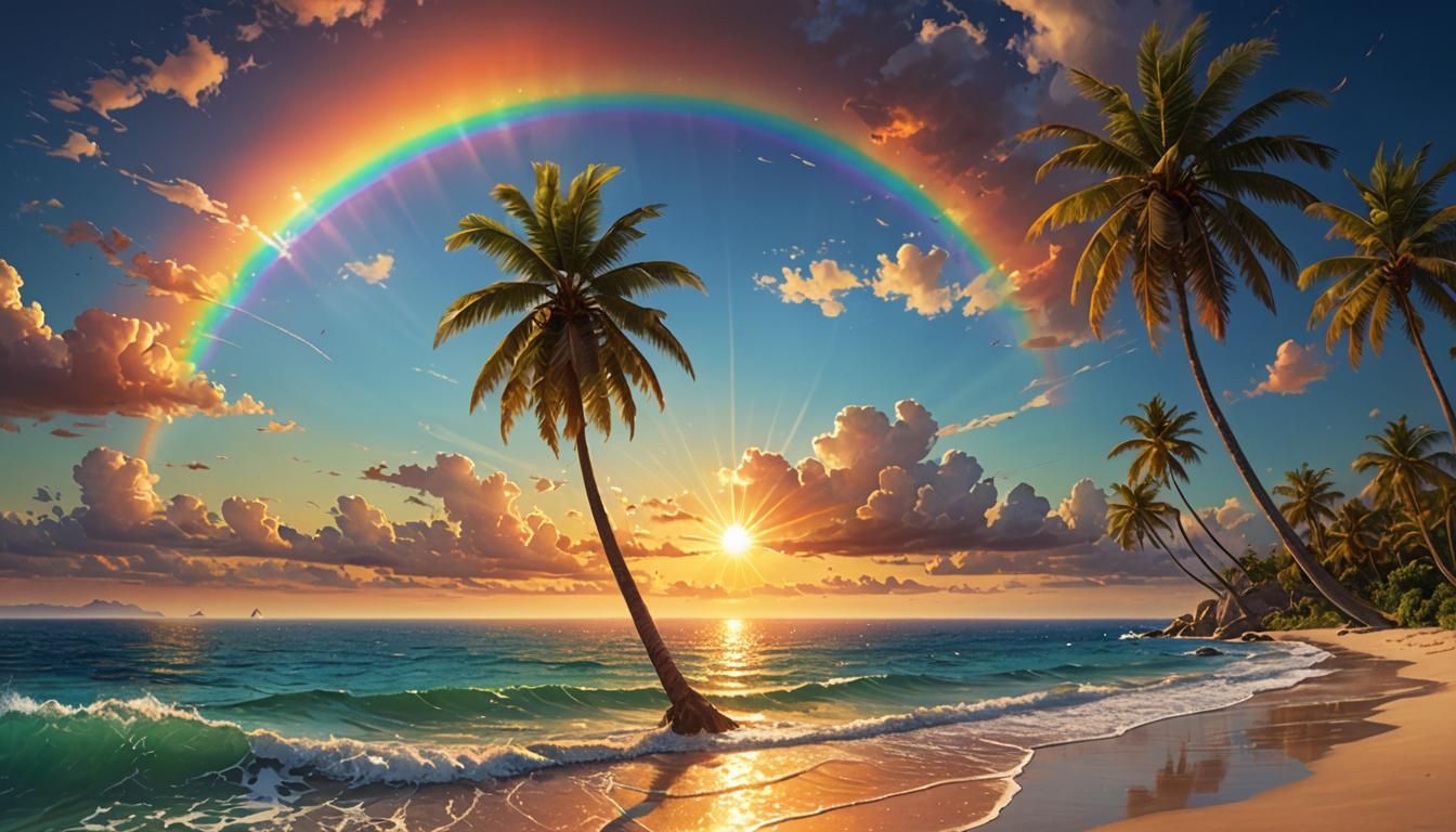 Dream sunset - AI Generated Artwork - NightCafe Creator