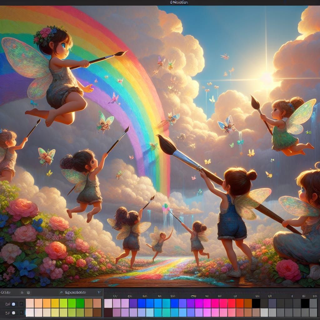 How rainbows are created - AI Generated Artwork - NightCafe Creator