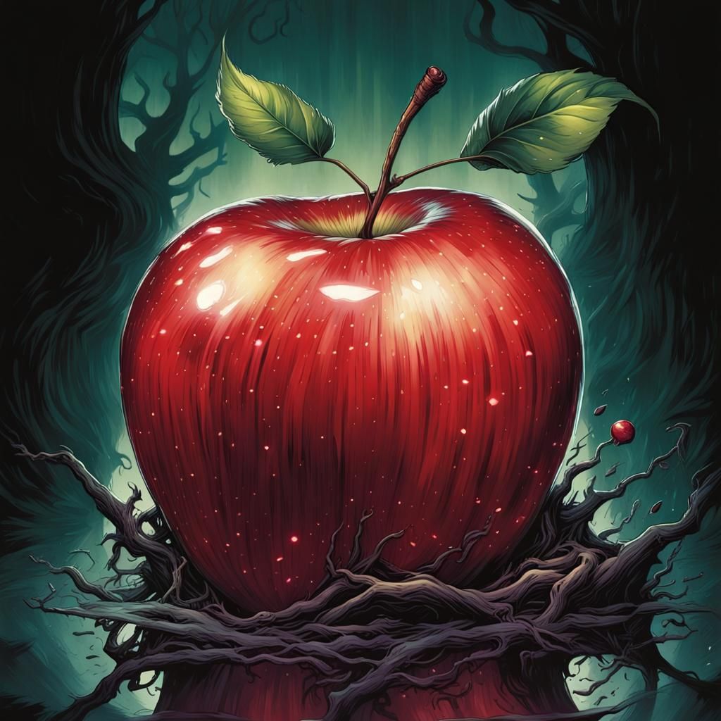 the poisonous apple - AI Generated Artwork - NightCafe Creator