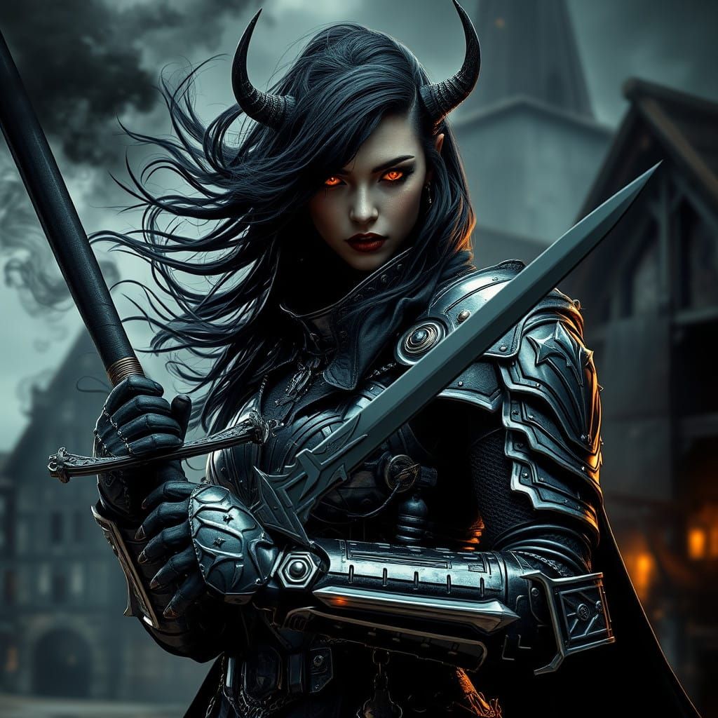 Give me back my blade, devil! - Give me back my blade, devil...