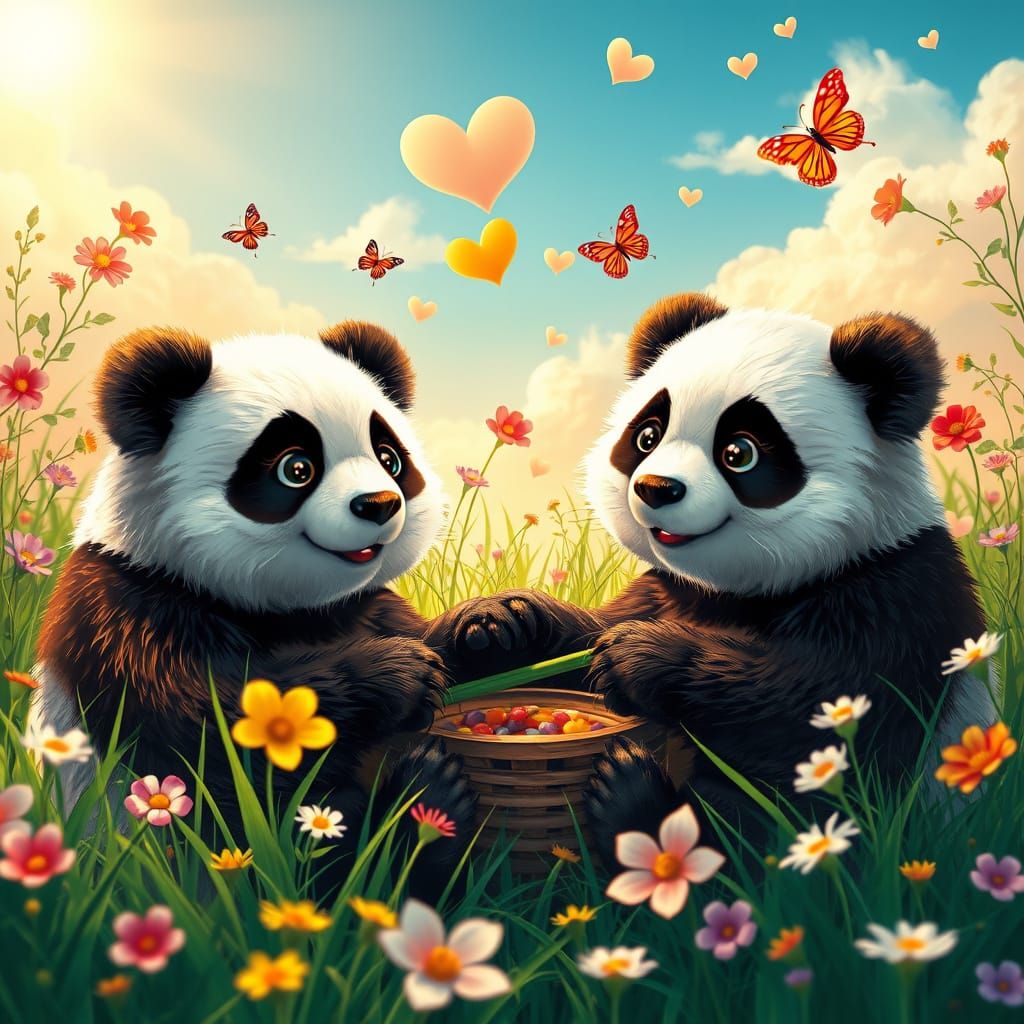 Panda Picnic Date🐼💕 - Panda Picnic Date🐼💕