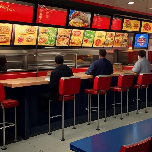 Wizards in fast food restaurant - AI Generated Artwork - NightCafe Creator