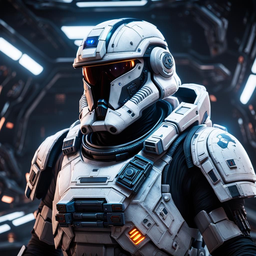 Imperial Astro Trooper Commander - AI Generated Artwork - NightCafe Creator