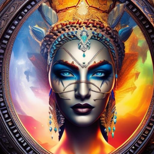 Mythological Deity - AI Generated Artwork - NightCafe Creator