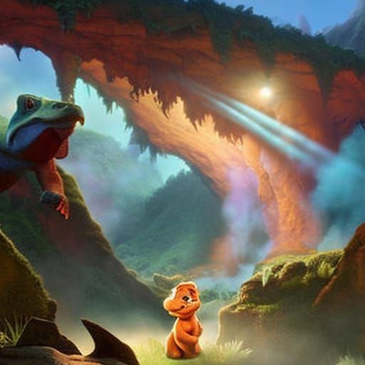 Little foot - AI Generated Artwork - NightCafe Creator