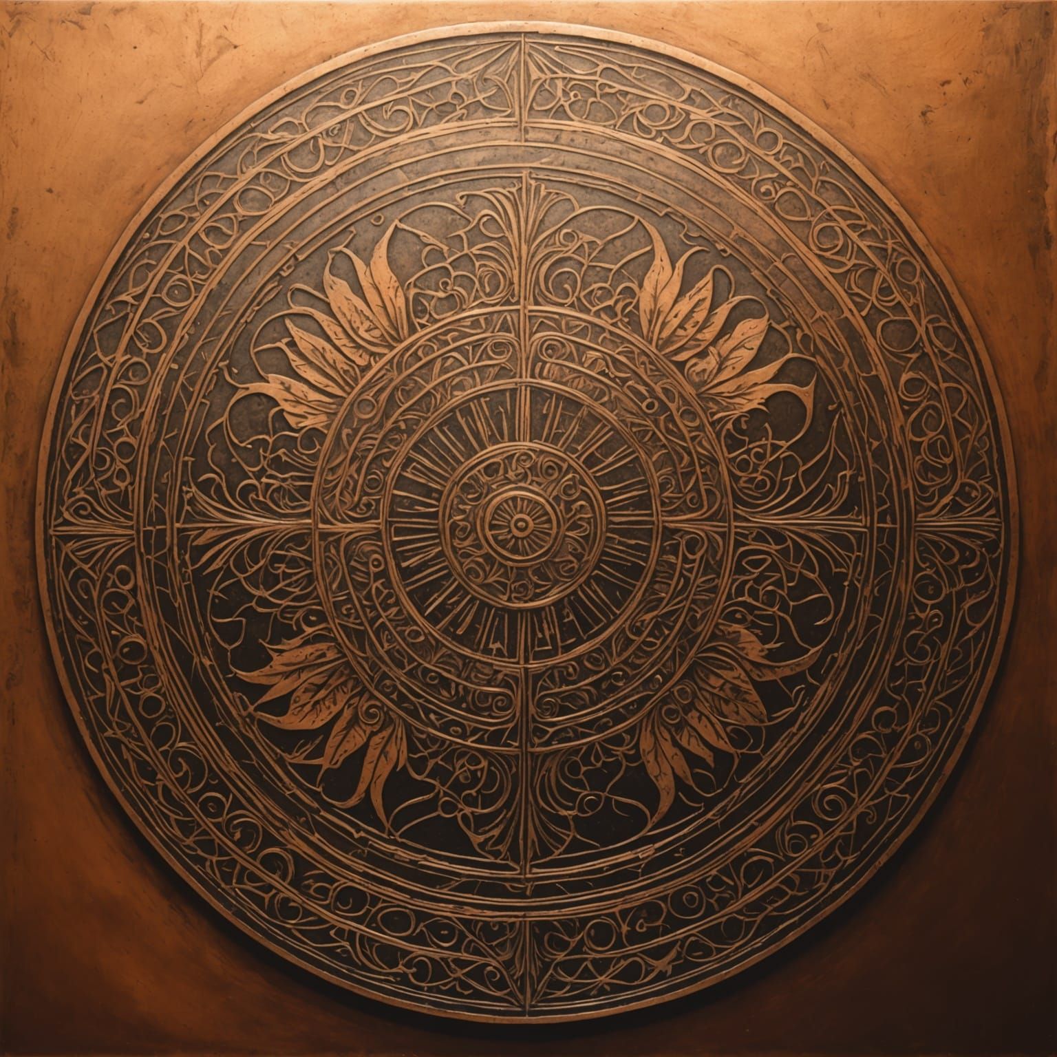 copper etching - Copper Etching Masterpiece