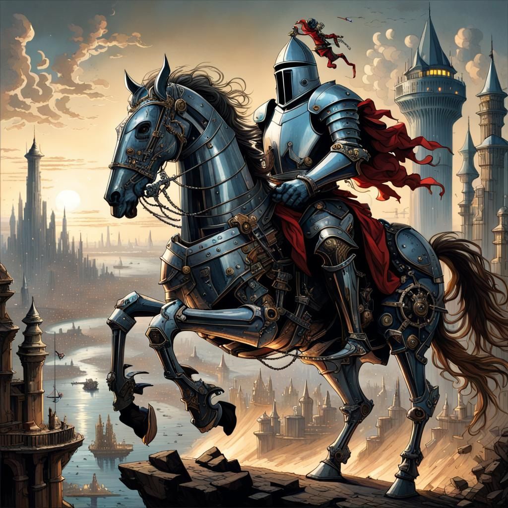 Knighthood of the Future - AI Generated Artwork - NightCafe Creator