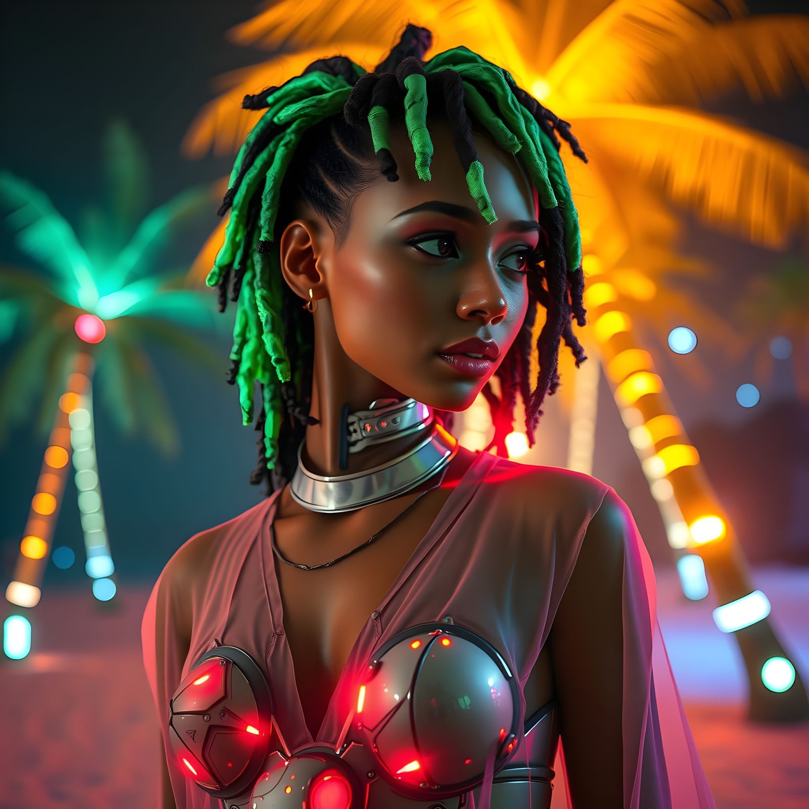 Neon prism: portraits of the future!