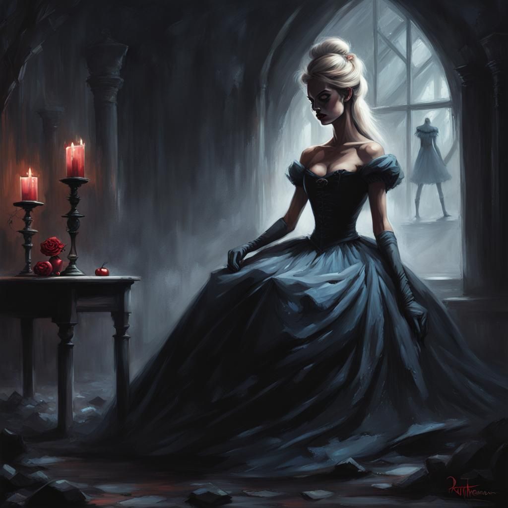 dark twisted cinderella fairytale - AI Generated Artwork - NightCafe ...