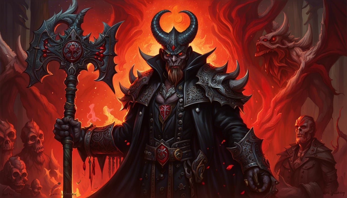 Blakharaz :: Archdemon :: DSA - AI Generated Artwork - NightCafe Creator