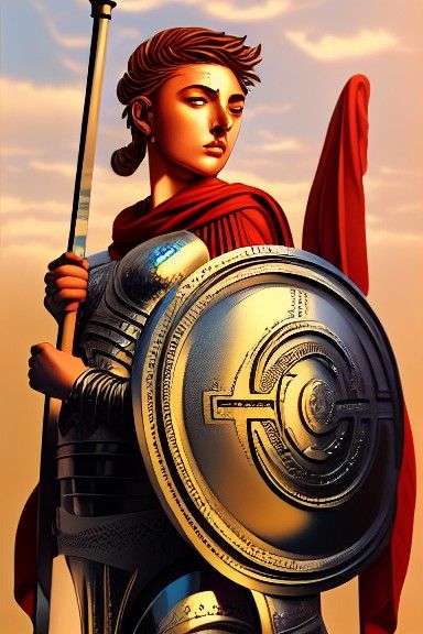 Female hoplite - AI Generated Artwork - NightCafe Creator