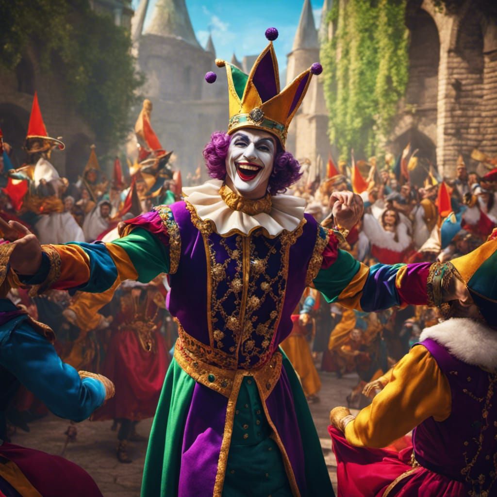 A Handsome Medieval Jester - AI Generated Artwork - NightCafe Creator
