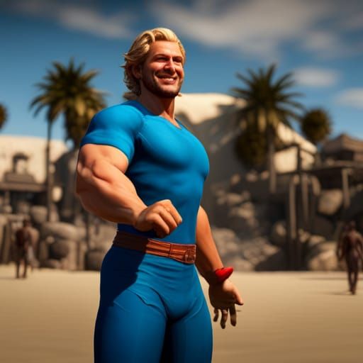 Albie the Hero (self titled) - AI Generated Artwork - NightCafe Creator