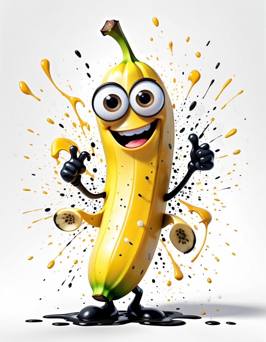 goggle-eyed banana 👀 - AI Generated Artwork - NightCafe Creator