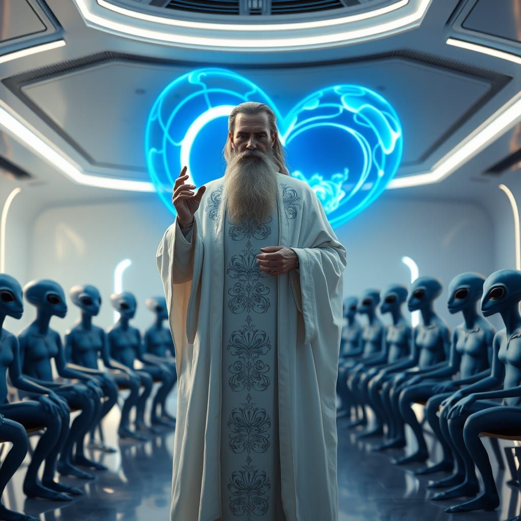 A fantasy interdimensional Merlin from the future is teaching about ...