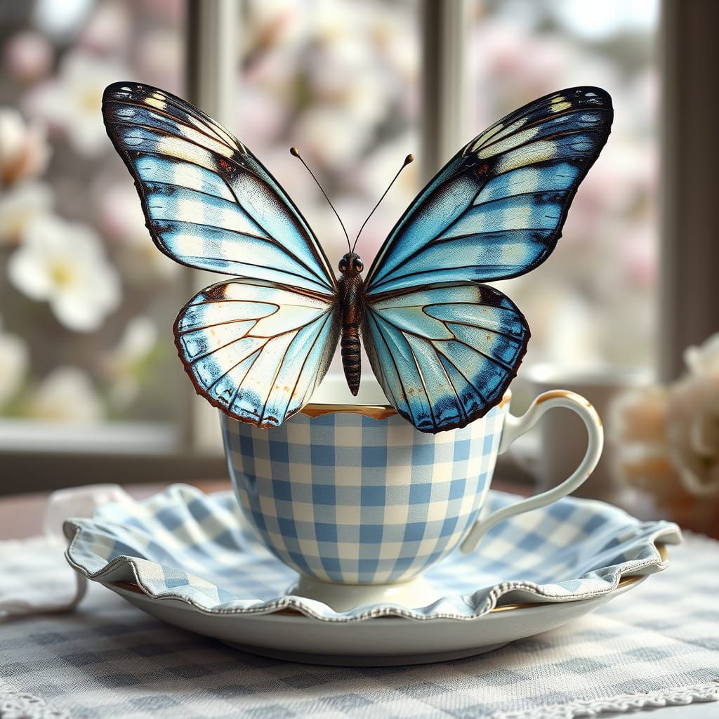 1st Ever Blue Gingham Butterfly 𝓢𝓹𝓮𝓬𝓲𝓪𝓵 𝓘𝓷𝓿𝓲𝓽𝓮 𝓘𝓷 𝓣𝓱𝓮 𝓒𝓸𝓶𝓶𝓮𝓷𝓽𝓼 💌